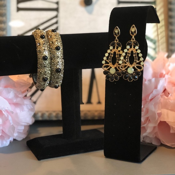 Aldo | Jewelry | Antique Inspired Bangles And Earrings Set | Poshmark